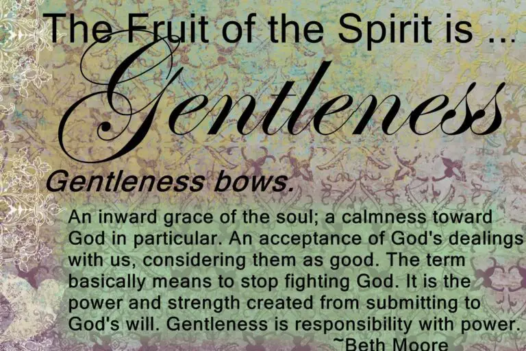 The Biblical Significance of Gentleness: Unlocking Its Spiritual Power ...