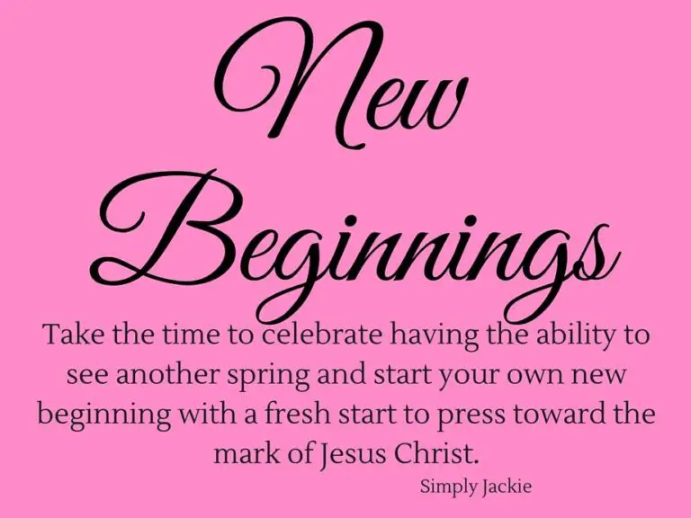 Biblical Insights on the Significance of New Beginnings - John Baptist ...