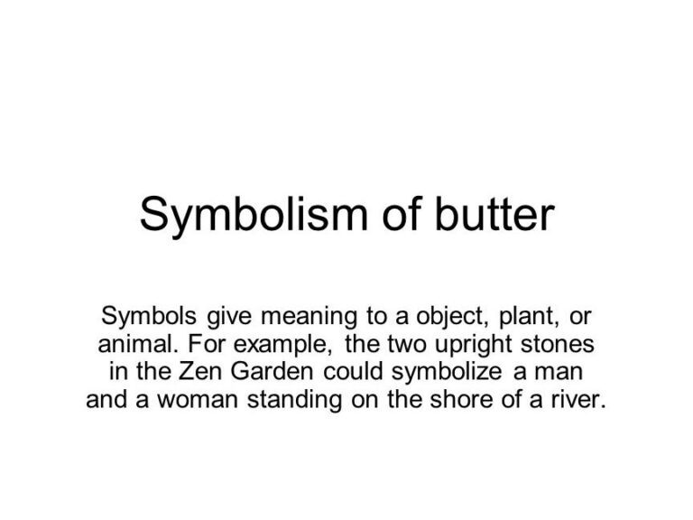 The Divine Symbolism: Unveiling the Biblical Meaning of Butter - John ...